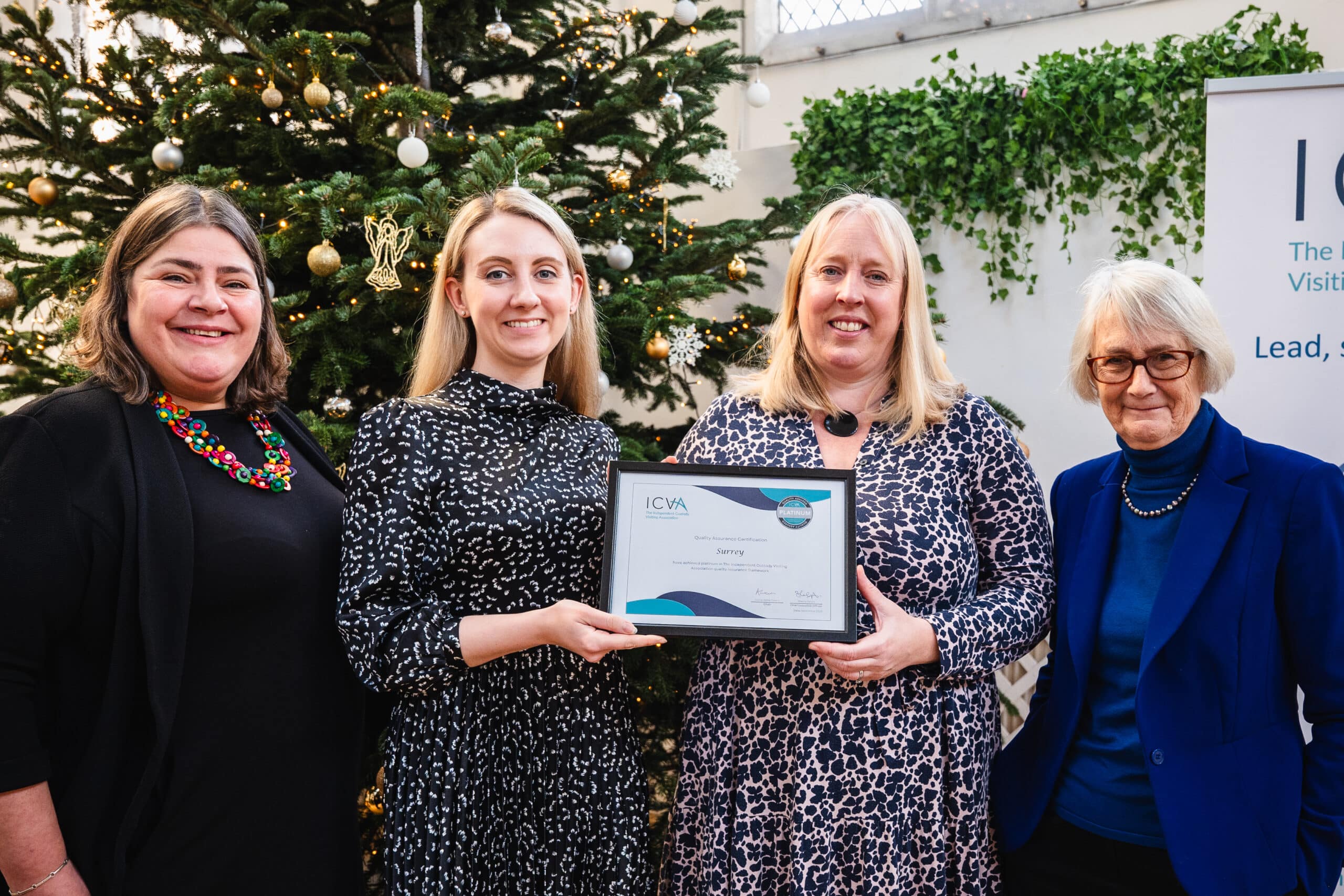 Custody visiting scheme receives Platinum award for impact in Surrey ...